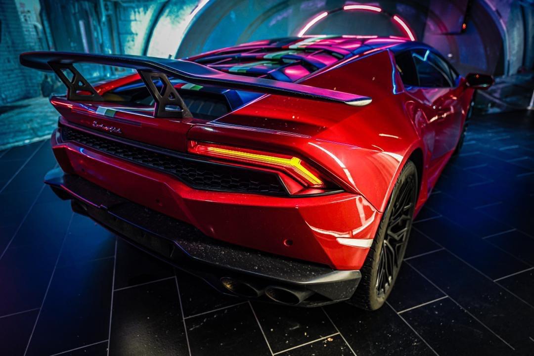 Lamborghini Huracan rear overall | Hyper Luxury Car Rental Malaysia