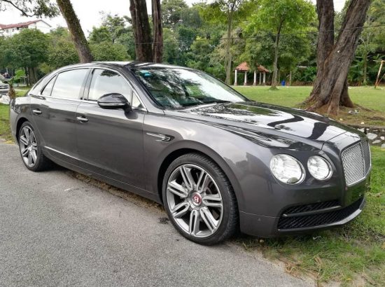 bentley flying spur front side view | Hyper Luxury Car Rental Malaysia